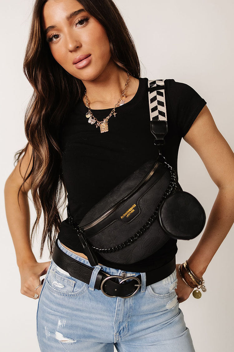 Emma Crossbody Bag - Black - Mindy Mae's Market